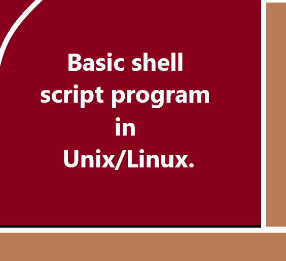 Basic Shell Script Program In Unix Linux Technotaught