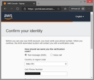 Setting up Aws sign up || registration - Technotaught