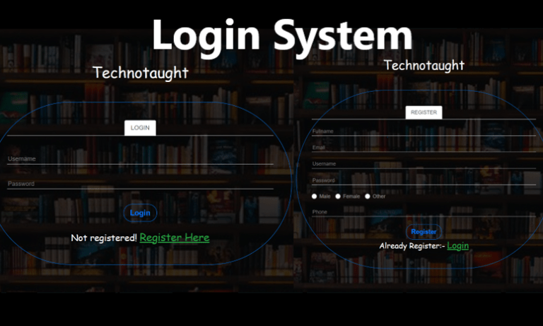 Secure Login System with PHP and MySQL - Technotaught