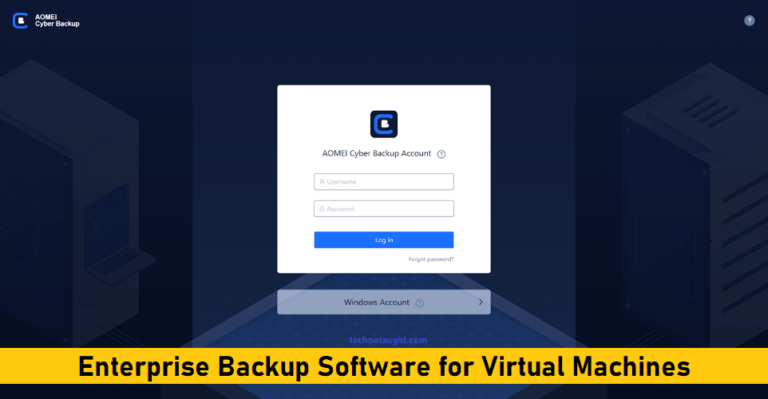 Efficient Enterprise Backup Software for Virtual Machines